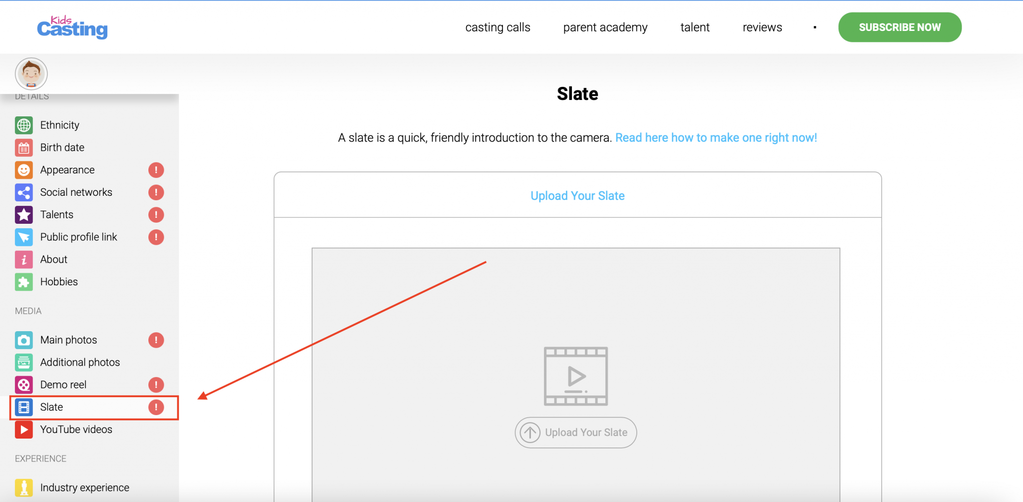 What should be included in a casting profile for kids? • Casting ...